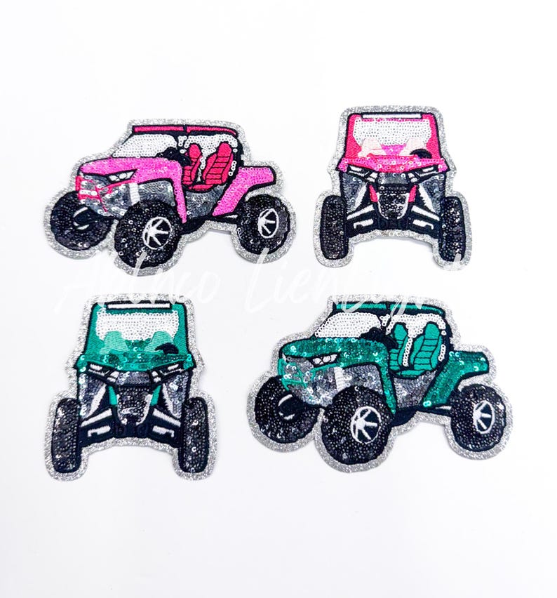 Pink SXS Sequin Patch: off Road UTV ATV Chenille Patch - Etsy