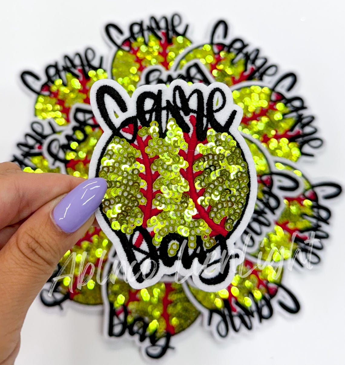 Softball Patch, Game Day Patch, Trucker Hat Patch, Mama Patch, Iron on Patch, Sports Patch ...