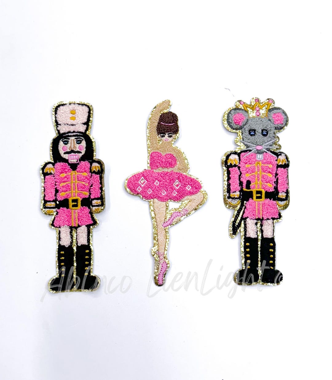 Nutcracker Trio Chenille Patch: Ballet Christmas Iron-on Patches - Etsy