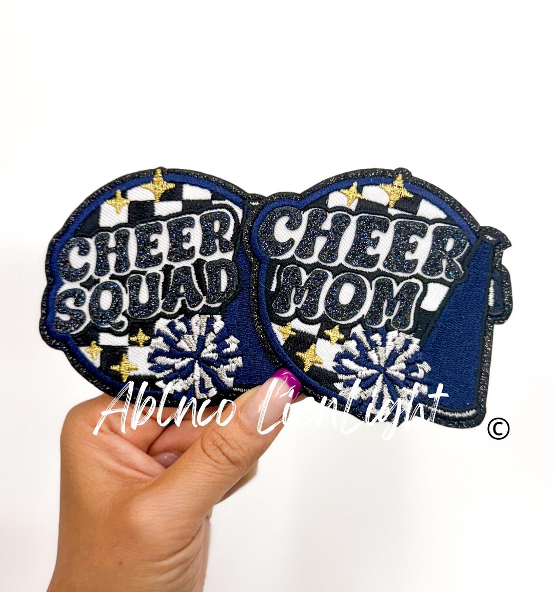 Cheer Patches, Navy Cheer Patch, Cheer Squad Patch, Cheer Mom Patch ...