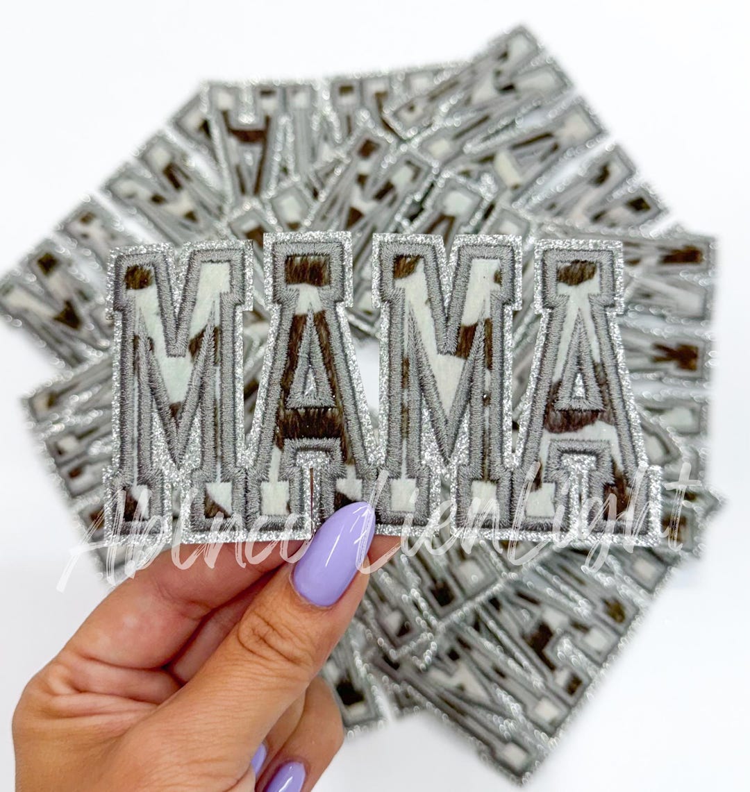 Mama Patch, Mama Cow Print Patch, Trucker Hat Patches, Mom Patch, Cow ...