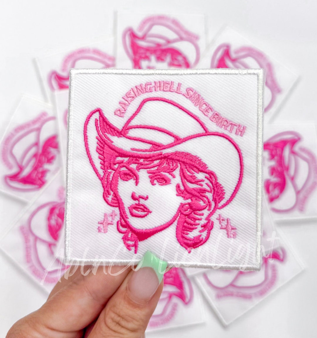 Raising Hell Patch, Trucker Hat Patches, Western Patch, Cowgirl Patch ...