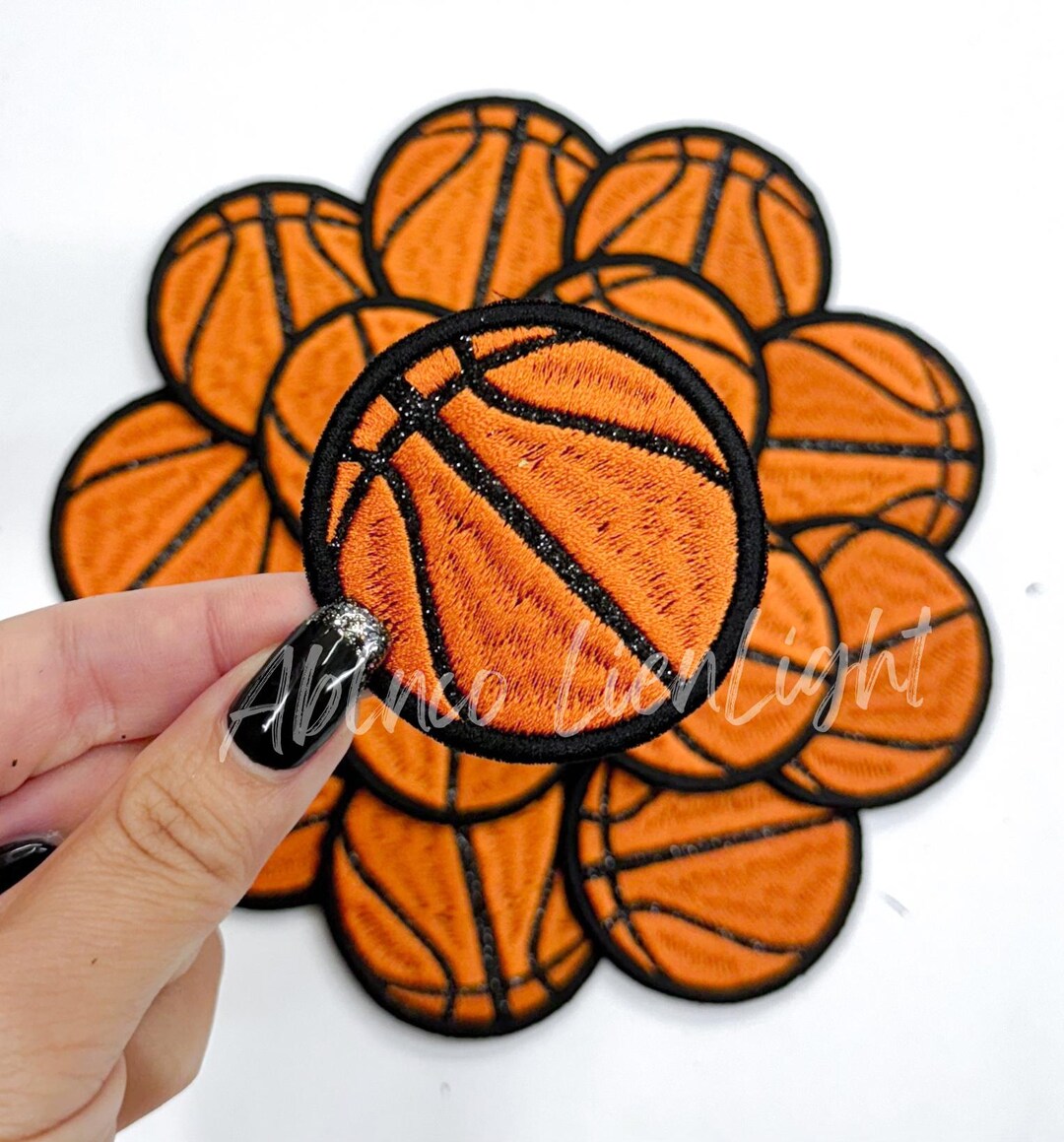 Basketball Patch, 2 Inch Basketball Patch, Game Day Patch, Trucker Hat Patch, Small Patches ...