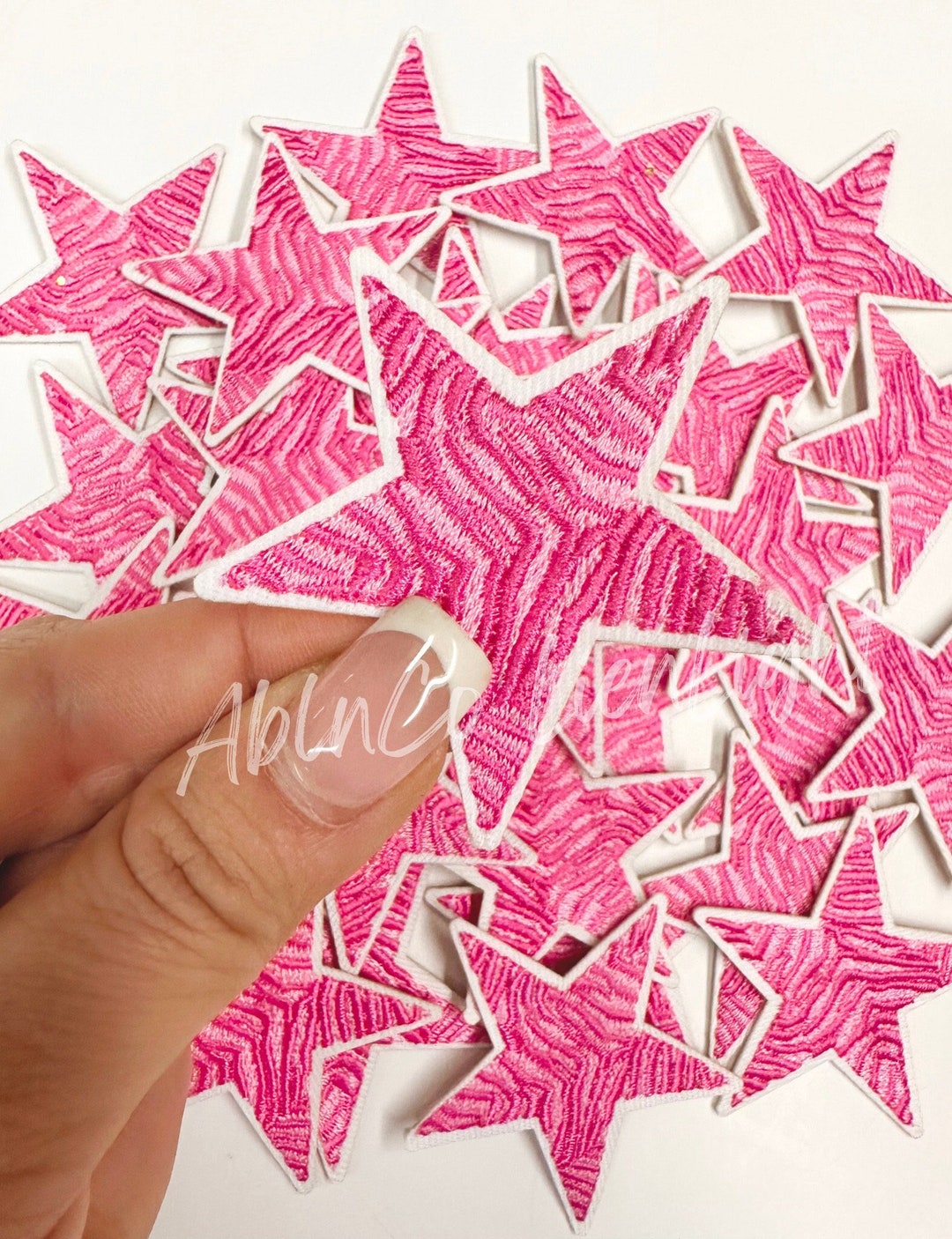 Pink Zebra Star Iron on Patch: Cowgirl Trucker Hat Applique - Etsy