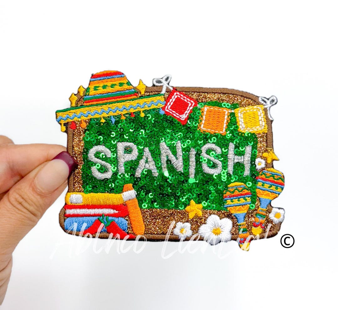 Spanish Patch, Teach Patch, Teacher Patch, School Patches, School ...