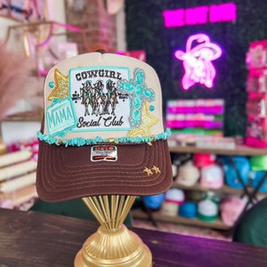 Cowgirl Patch, Turquoise Patch, Trucker Hat Patch, Rodeo Patch, Cowboy ...