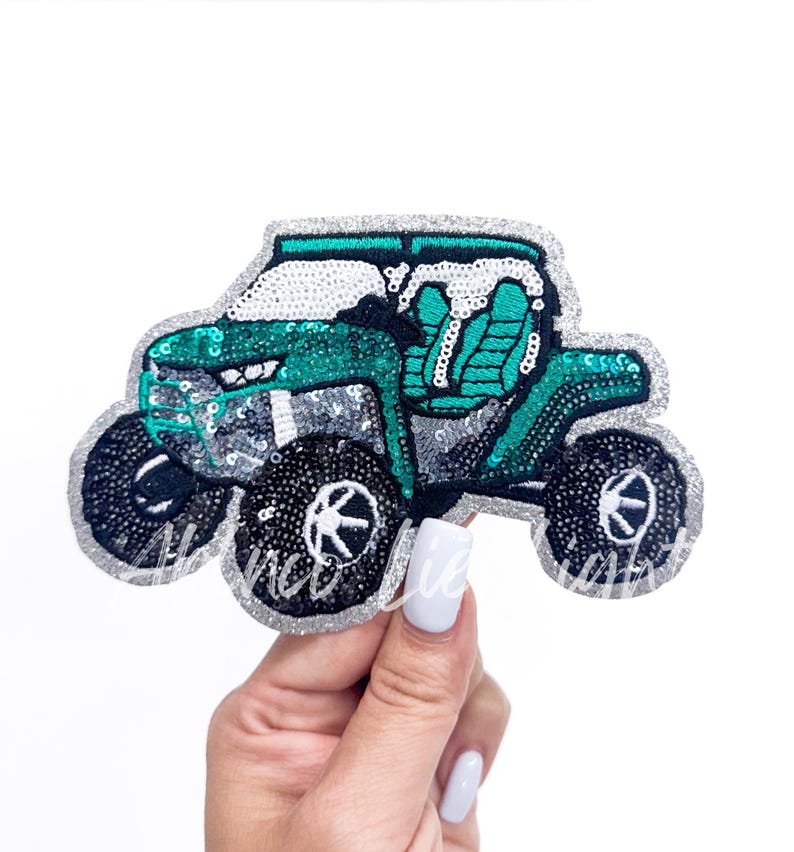 Sequin SXS Patch: off Road Trucker Hat Applique (3.35'' X 3.15'') - Etsy