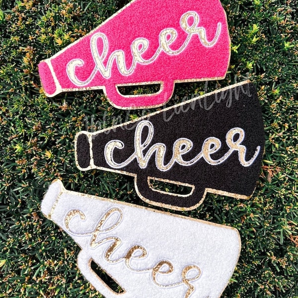 Cheer Chenille Iron on Patches - Etsy