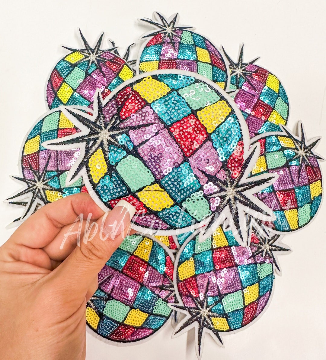 Disco Ball Patch, Trucker Hat Patches, Sequins Patch, Patches for Hats ...