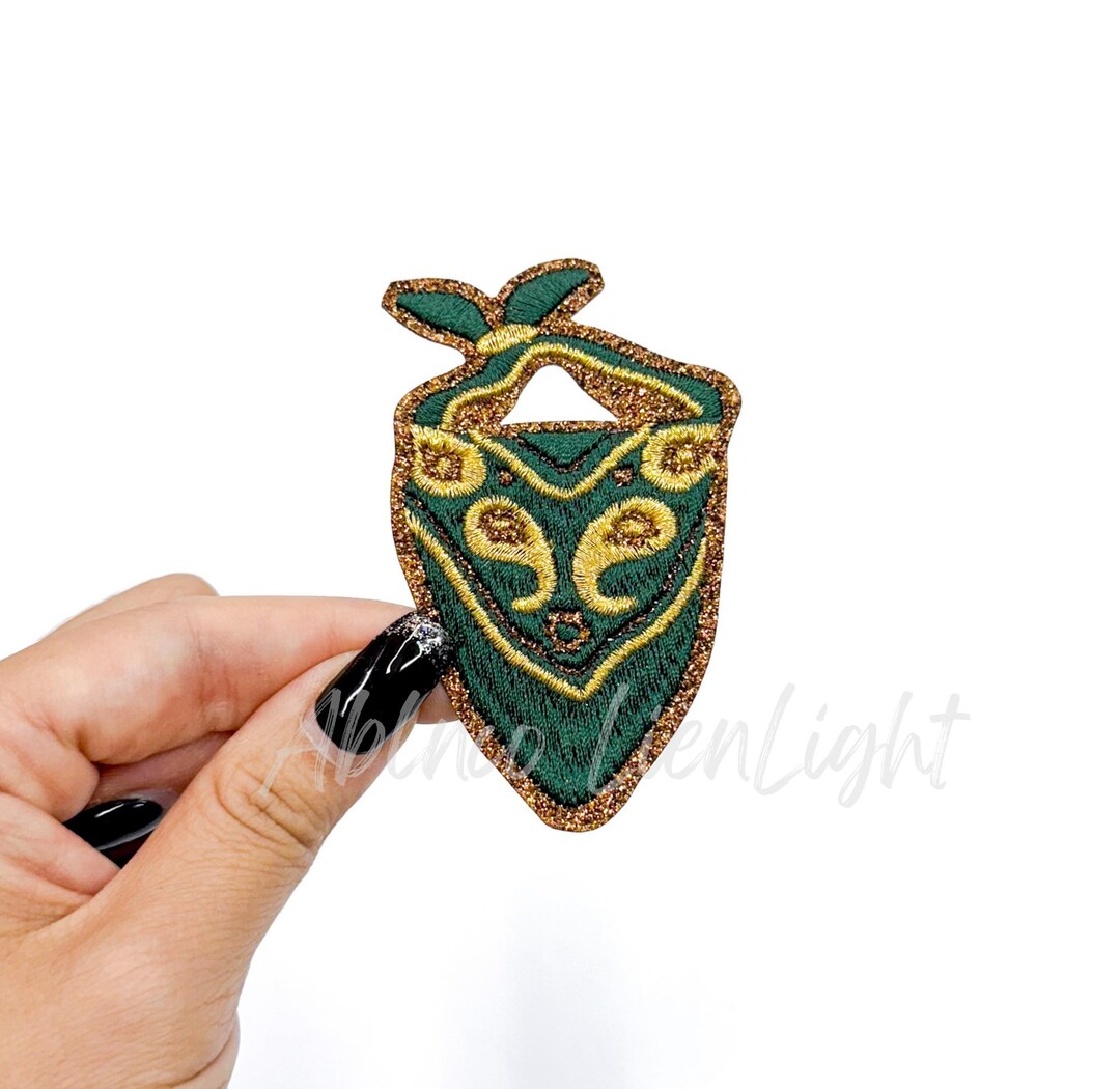 Green Bandana Patch, Bandana Patch, Western Patch, Cowgirl Patch ...