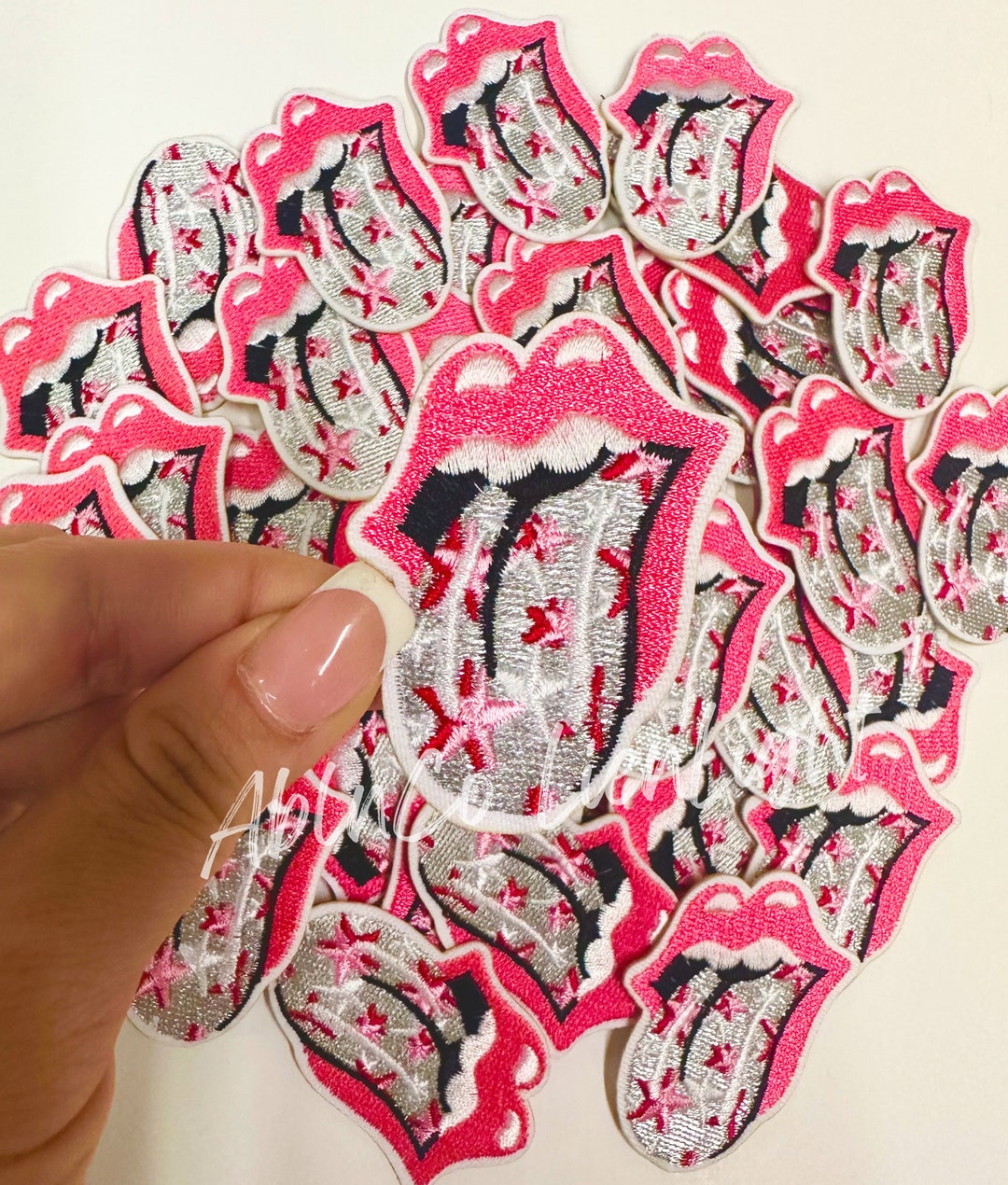 Tongue Patch, Star Patch, Retro Patch, Rockstar Patch, Small Patches ...