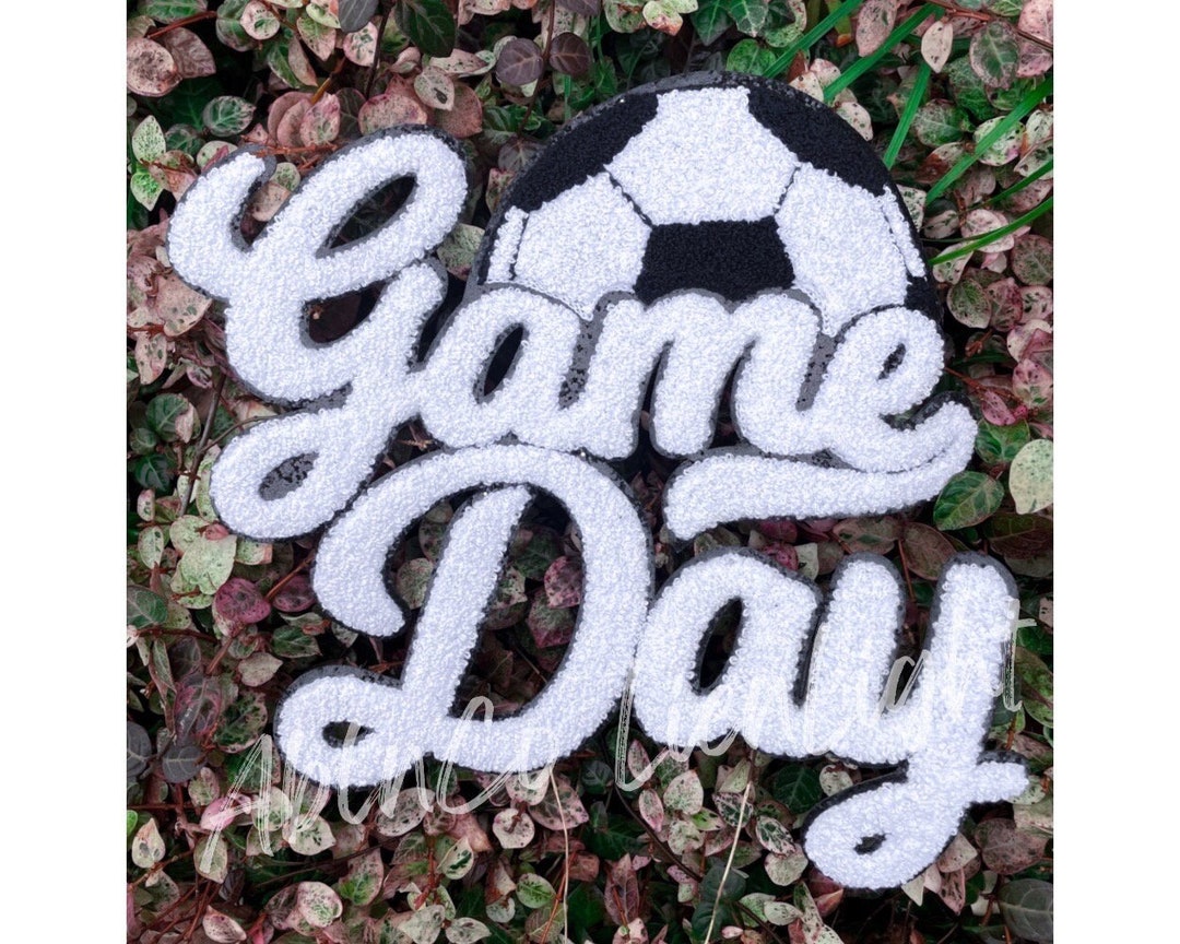 Soccer Gameday Patch, Soccer Patches, Iron on Patch, Chenille Patch ...