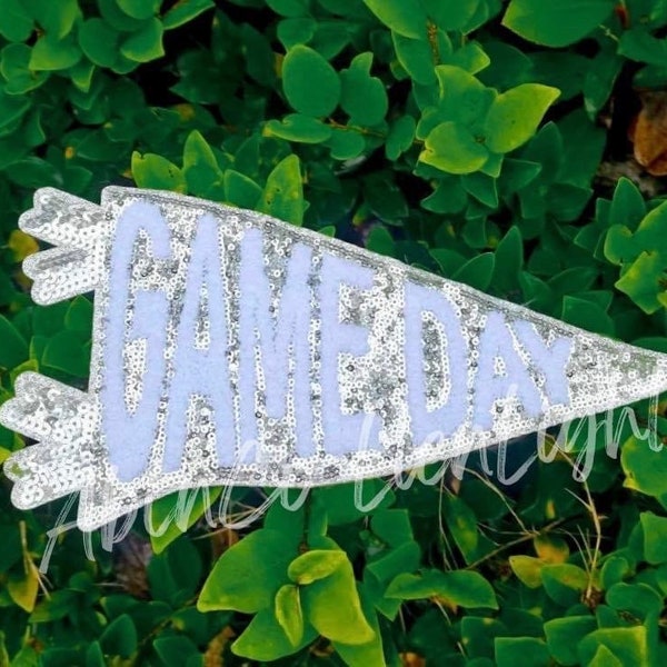 Game Day Flag Iron on Patch - Etsy