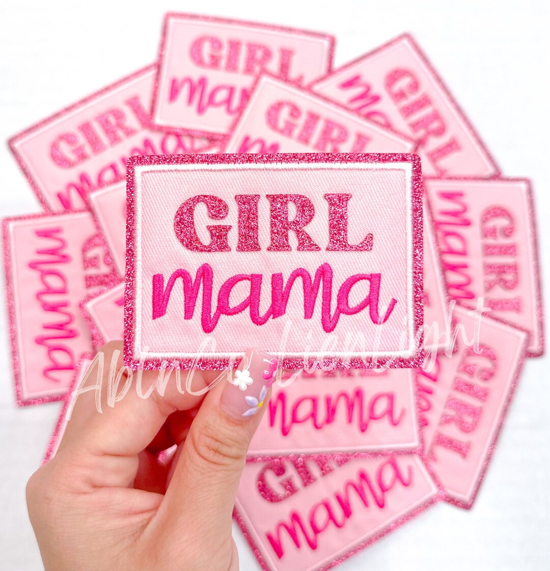 Girl Mama Patch, Pink Mama Patch, Trucker Hat Patches, Mom to Be Patch ...