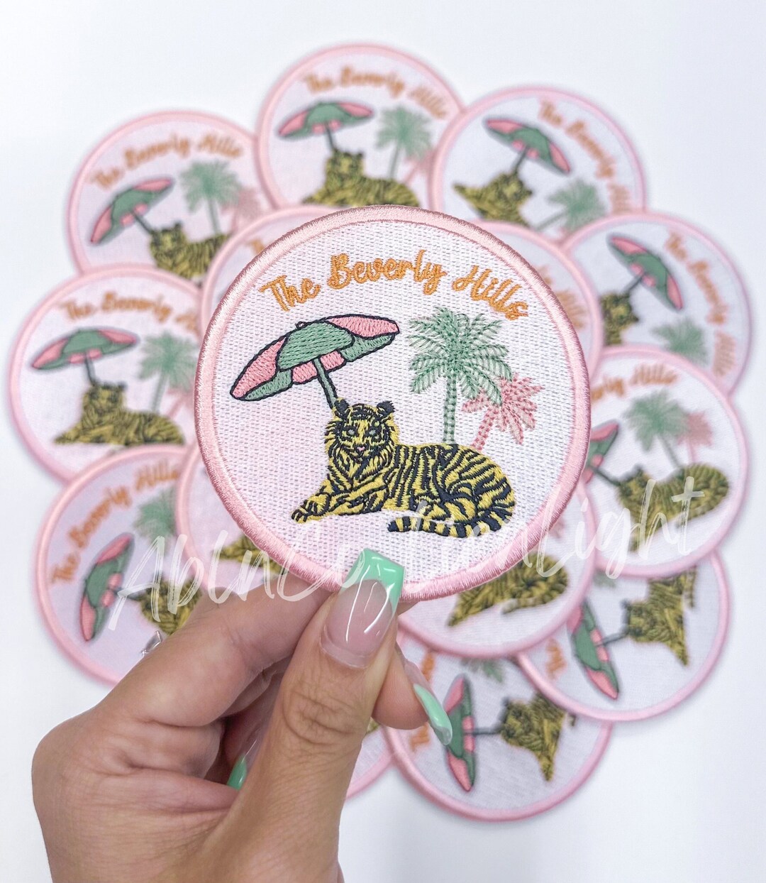 Trucker Hat Patch, Beverly Hills Patch, Tiger Patch, Iron on Patch ...