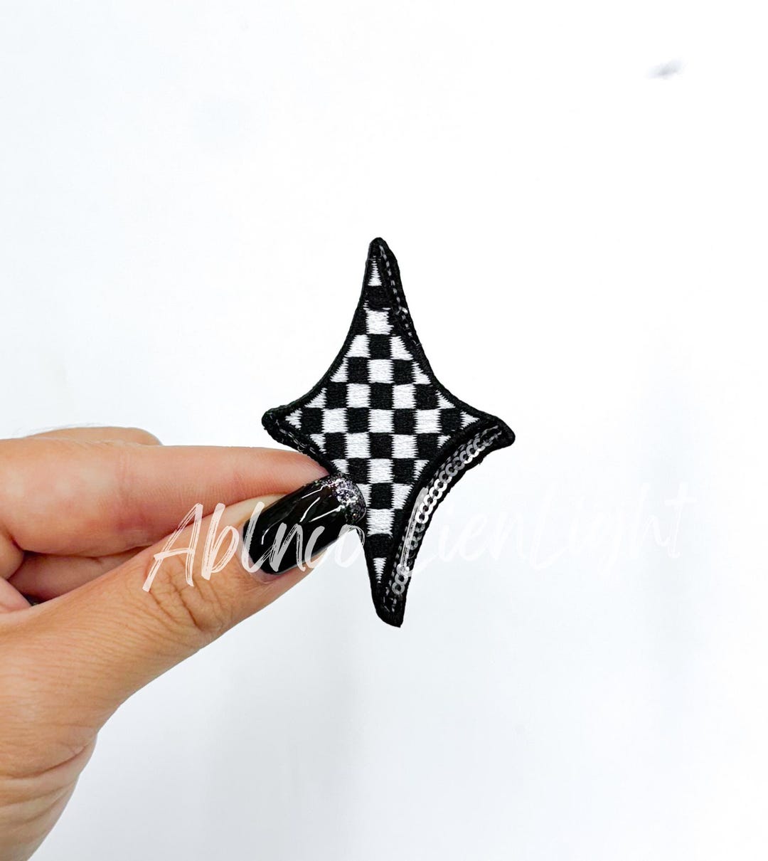 Black Diamond Patch, Checkered Patch, Star Patch, Retro Patch, Sequin ...