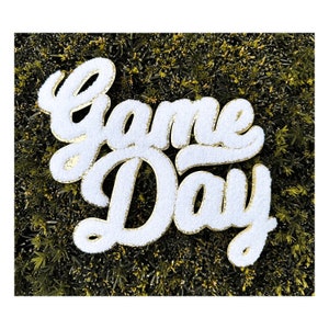 Royal Blue Game Day, Game Day Patch Iron On, Basketball Baseball Soccer ...