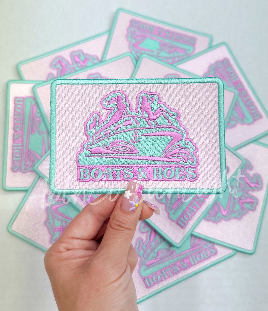 Boats & Hoe Patch, Trucker Hat Patches, Snarky Patch, Embroidery Patch ...