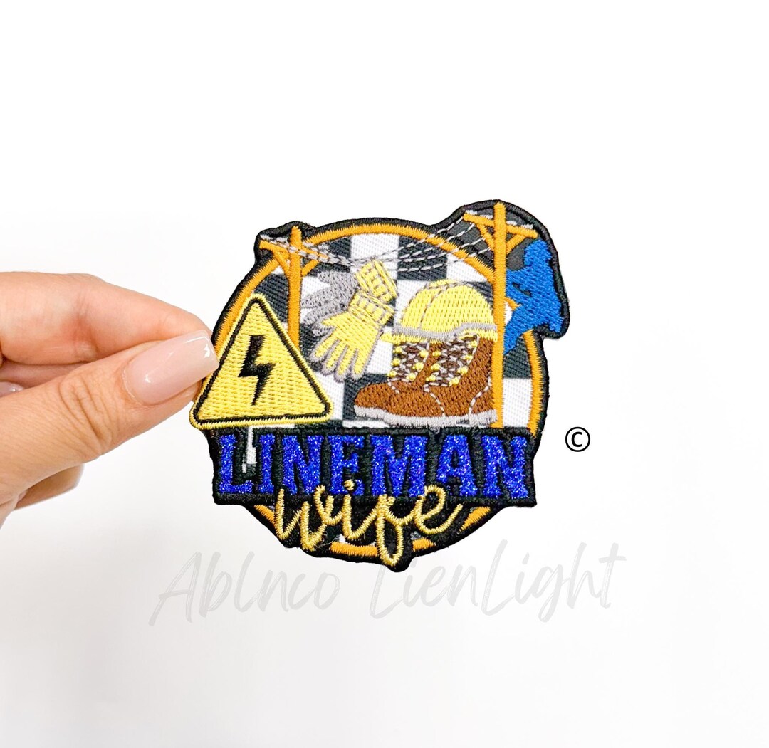 Lineman Wife Patch, Wifey Patch, Lineman Patch, Trucker Hat Patch ...
