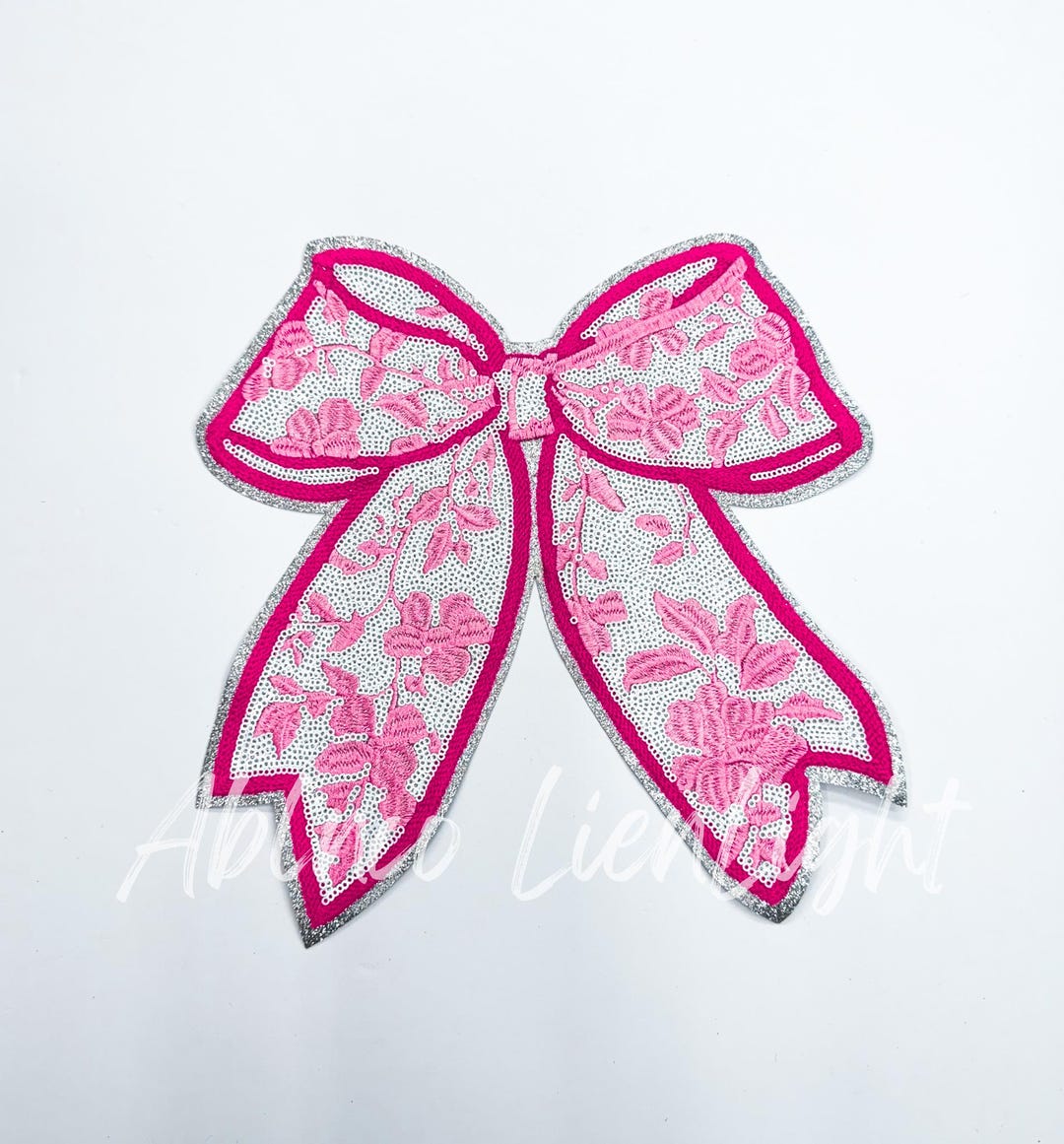 Bow Patches, Big Bow Patch, Pink Bow Patch, Sequin Bow Patch, Large ...