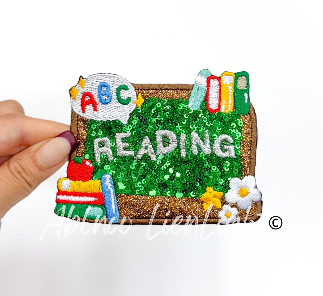 Reading Teacher Patch, Teach Patch, School Patches, School Subject, Hat ...