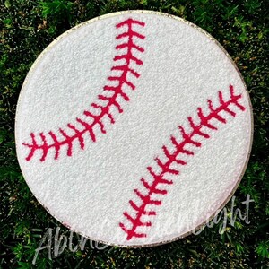 Baseball Mom Chenille Patch Sweatshirt: Customized Gameday Apparel - Etsy