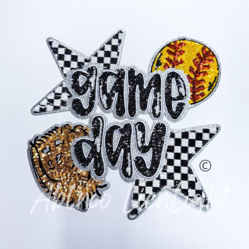 Softball Patch Iron - Etsy