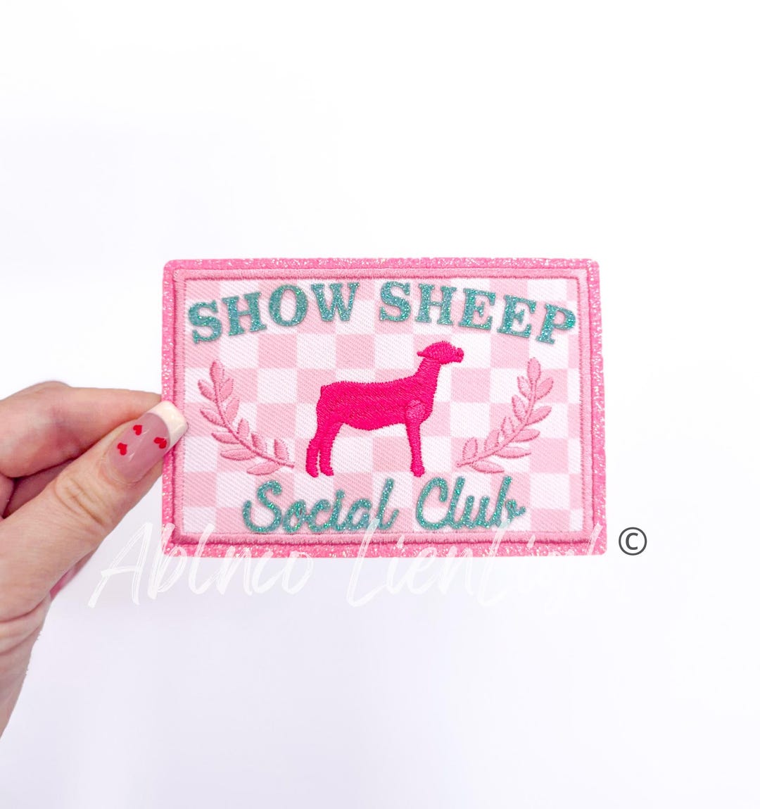Show Sheep Patch, Show Animal Patch, Livestock Patch, Show Mom Patch ...