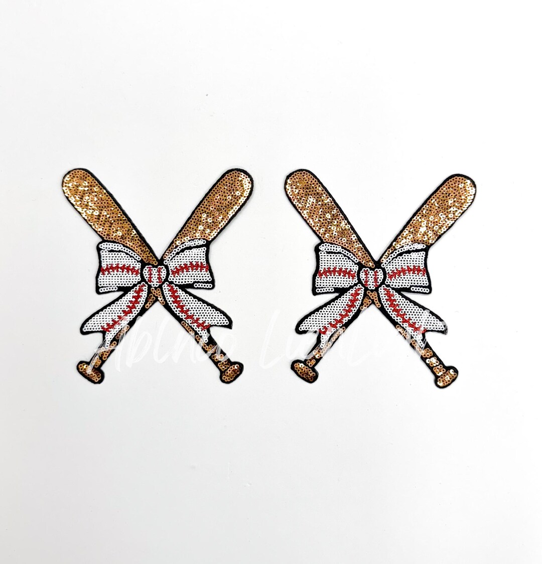 Baseball Bow Patch, Side Bow Patch, Baseball Patch, Baseball Bat Patch ...