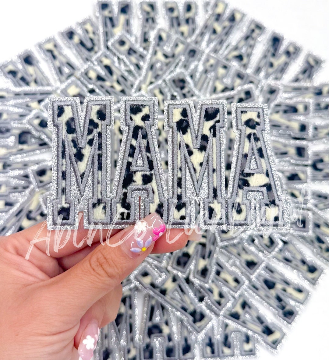 White Mama Patch, Mama Cheetah Print Patch, Trucker Hat Patches, Mom ...