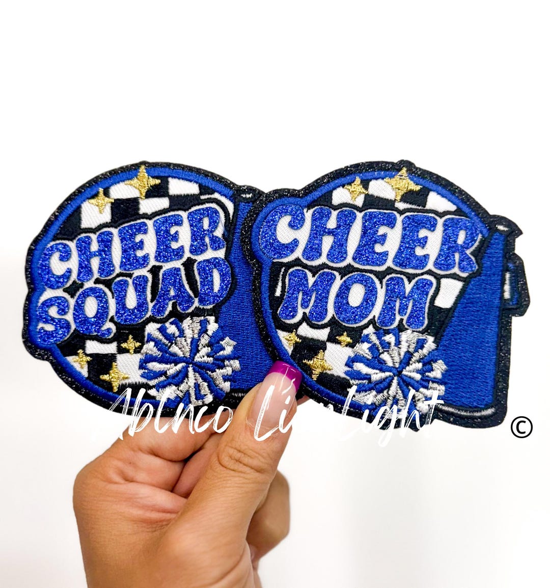 Royal Blue Cheer Squad Patch, Iron-on Applique - Etsy