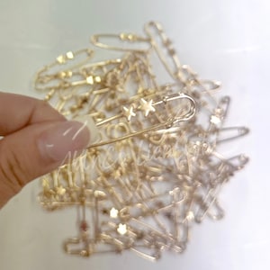 Star Pin, Hat Pins, Safety Pin, Star Hat Pin, Gold Pin, Hat Bling, Hat ...