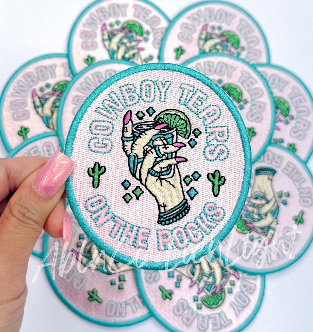 Cowboy Tears Patch, Trucker Hat Patch, Turquoise Patch, Tequila Patch ...