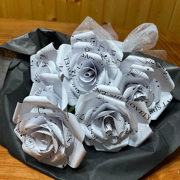 Paper Roses - Etsy