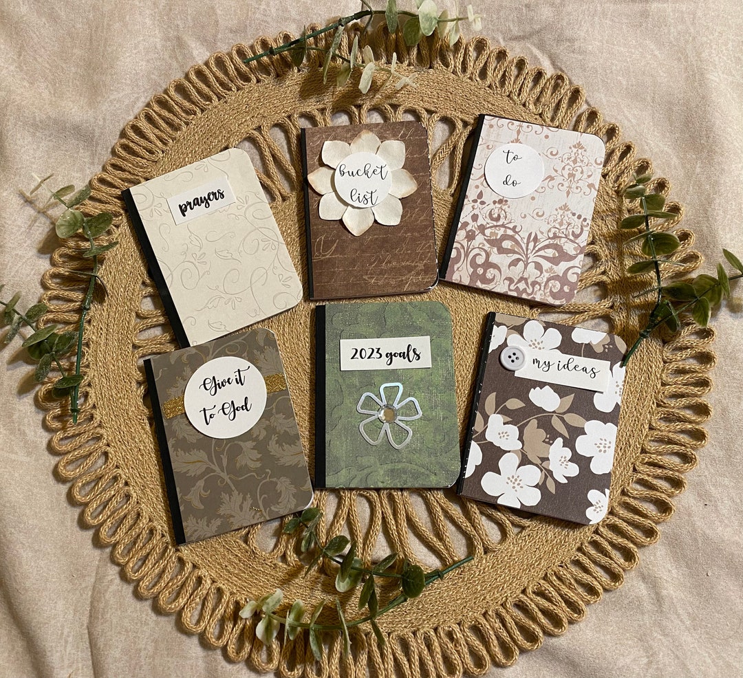 Mini Upcycled Notebook/mini Journal/paper Craft/personalized Mini ...