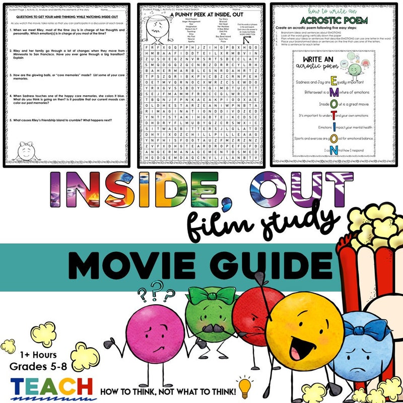 Inside Out Movie - Etsy