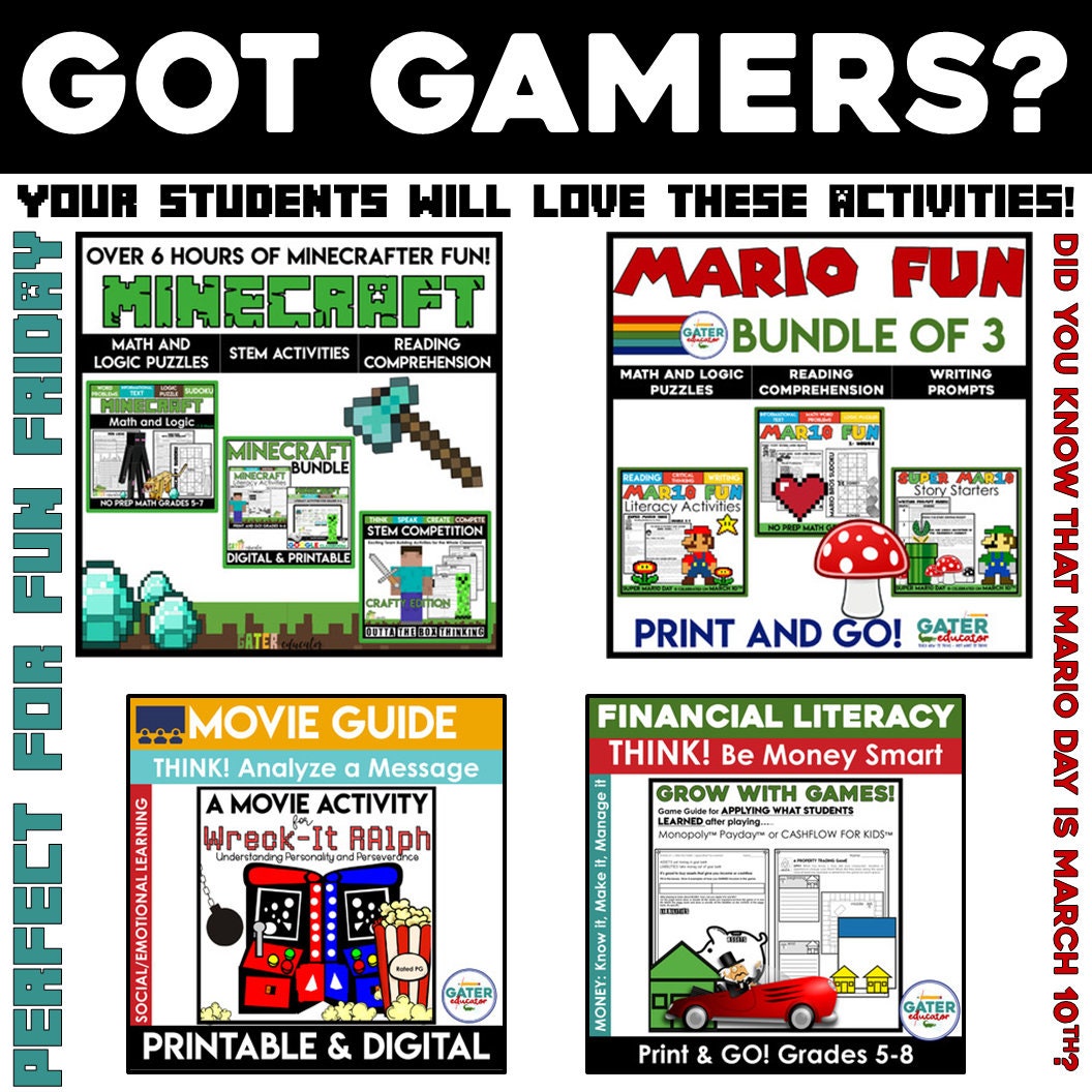 Spring Activities for Kids, Printable Activity Bundle, Logic Puzzles ...