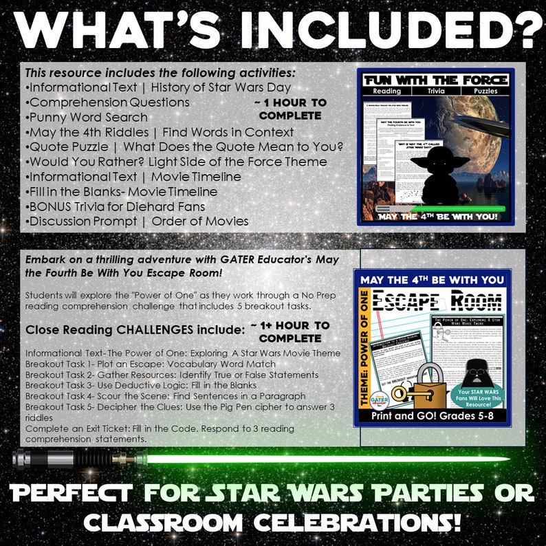 May the Fourth Be With You Star Wars Activities for Kids Star Wars Day ...