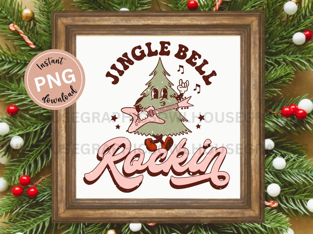 Jingle Bell Rockin Png Christmas Musicpng Merry Christmas - Etsy