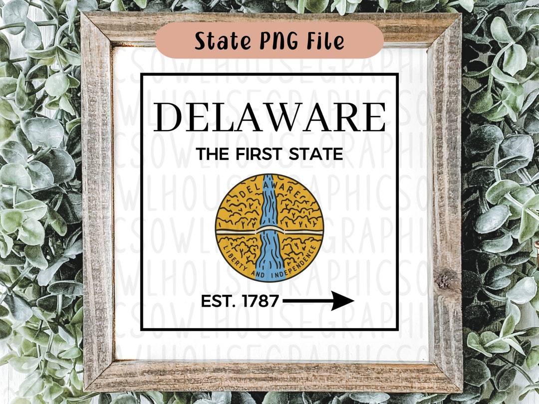 Delaware State Seal Png, State of Delaware Png, 50 States Png, Delaware ...