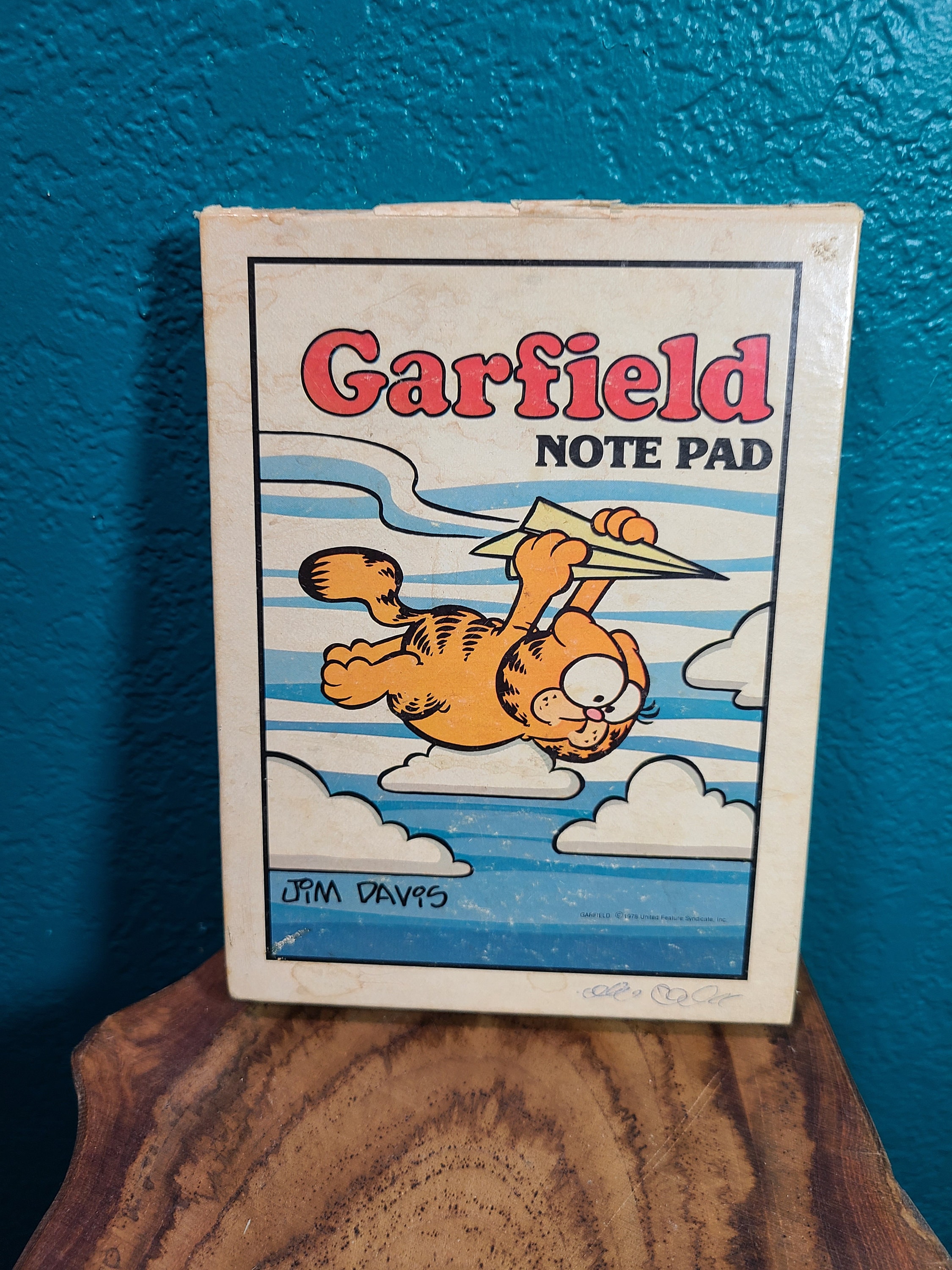 Vintage Garfield Notepad C1978 - Etsy