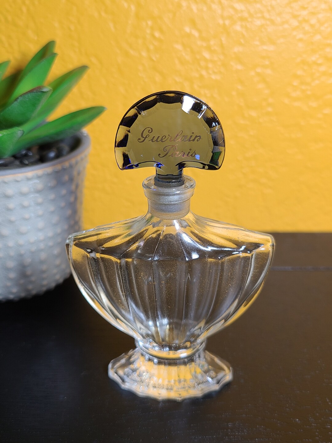 Vintage Guerlain Shalimar Perfume Bottle - Etsy