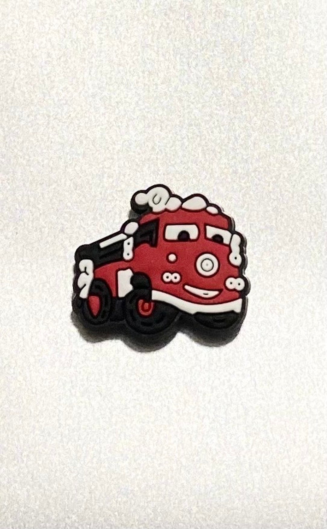 Cartoon Fire Truck Shoe Charm - Etsy