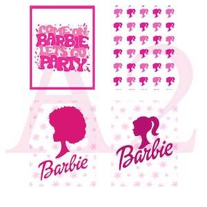 Barbie Print Design Digital Download - Etsy