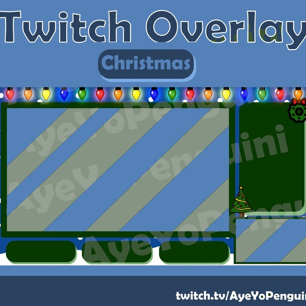 Twitch Overlay Scene Just Chatting Green - Etsy