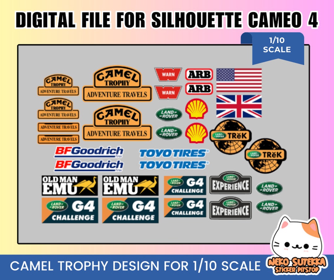 Camel Trophy Sticker File for RC Crawler for Silhouette Studio - Etsy