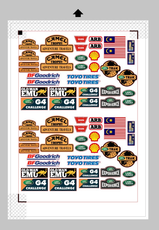 Camel Trophy Sticker File for RC Crawler for Silhouette Studio - Etsy
