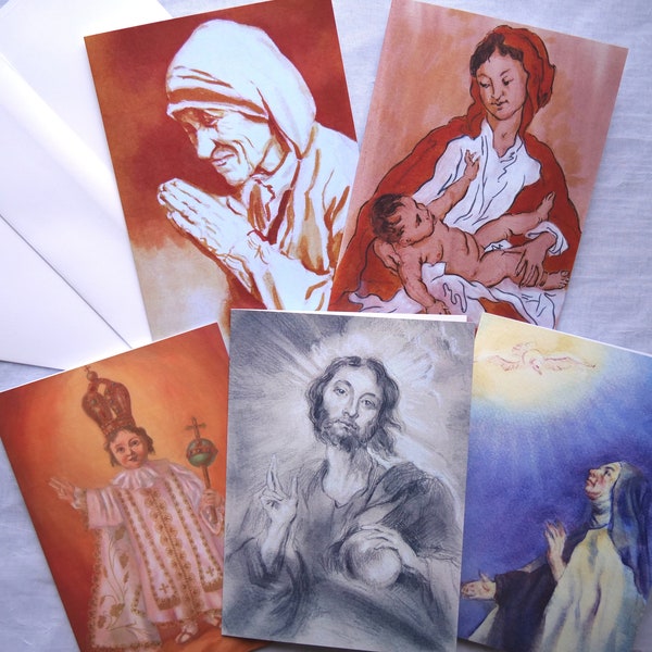 Catholic Greeting Cards - Etsy