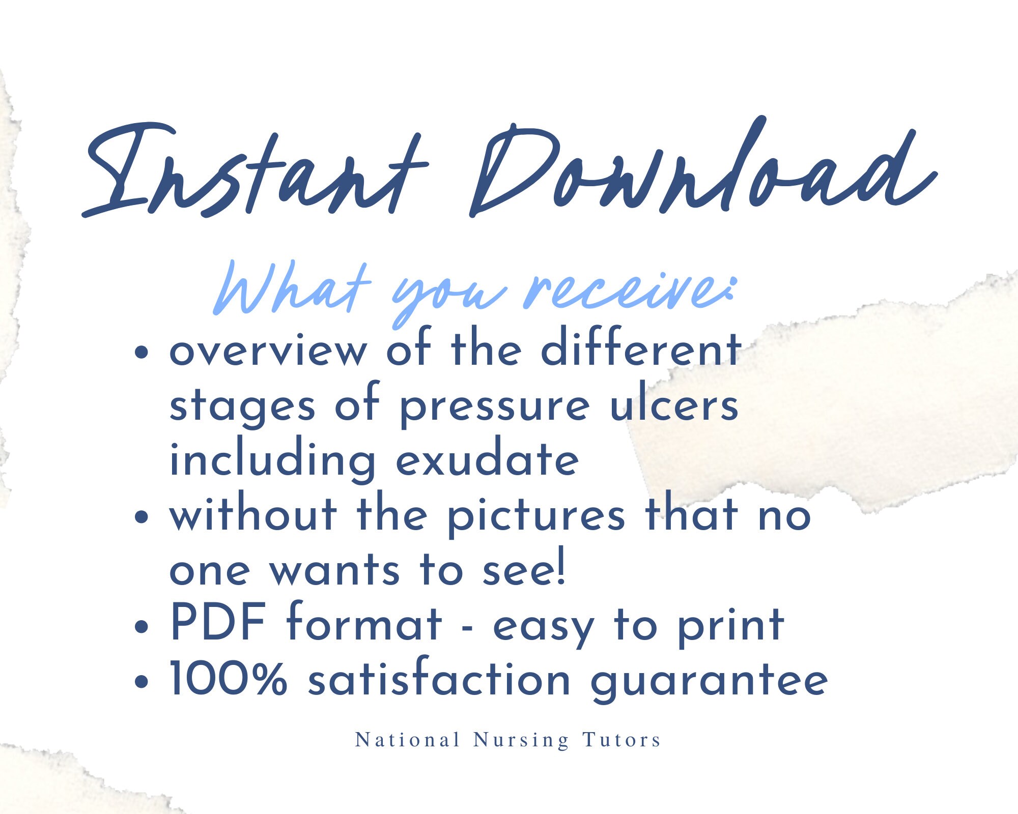 Pressure Ulcer Staging - Etsy