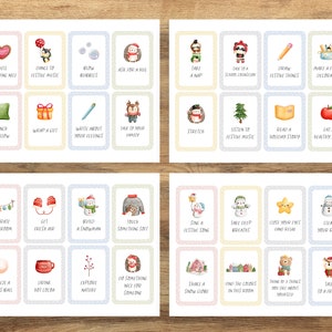 Coping Skills Cards for Kids Holiday Collection, Cute Pastel Watercolor ...